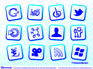 Social Network Grid | FreeVectors