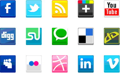 Social Network Grid | FreeVectors