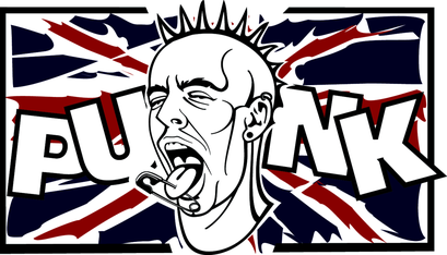 Punk Face Vector | FreeVectors