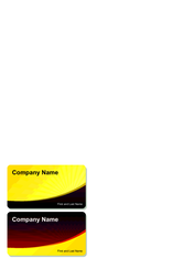 Yellow Business Cards | FreeVectors