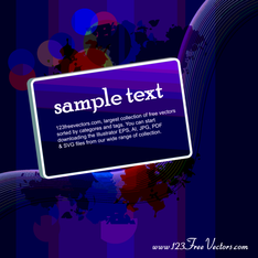 Decorative Text Label Vector | FreeVectors