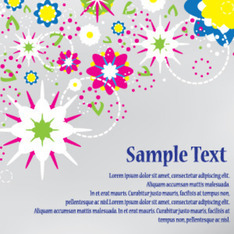 Abstract Flower Vector Art | FreeVectors