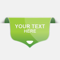 Decorative Text Label Vector | FreeVectors