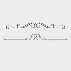 Decorative Text Label Vector | FreeVectors