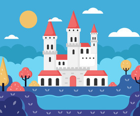 Free castle - Vector Art