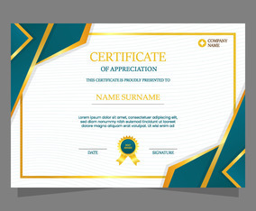 Free certificate - Vector Art