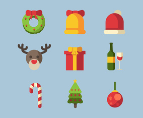 Free christmas lights - Vector Art