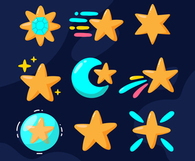 Free star ball - Vector Art