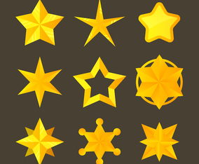 Free star gold - Vector Art