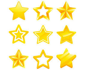 Free star gold - Vector Art