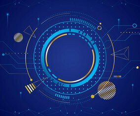 Free technology circle - Vector Art