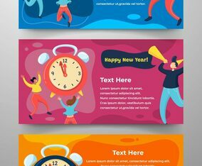 Free count down banner - Vector Art