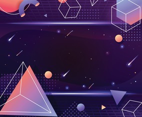 Free space background - Vector Art