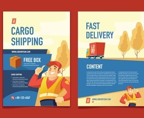 Free cargo - Vector Art