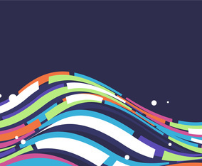 Free wave banner - Vector Art