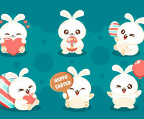 Rabbit Easter Character