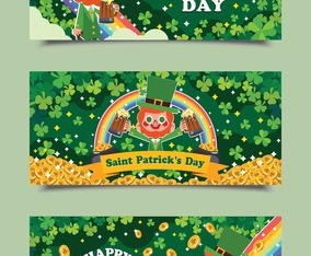 St. Patrick Banner Template
