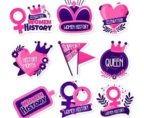 Womens History Month Sticker