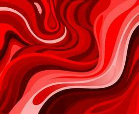Free red waves - Vector Art