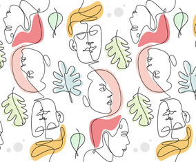 line art faces - 3650 Free Vectors to Download | FreeVectors