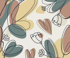 Free contour lines - Vector Art