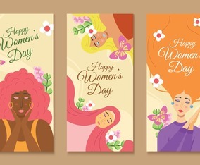 Happy Womens day Banner