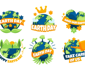 Earth Day Sticker Set