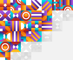 Free colorful square background - Vector Art