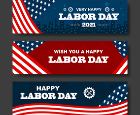 Free labor day flyer - Vector Art