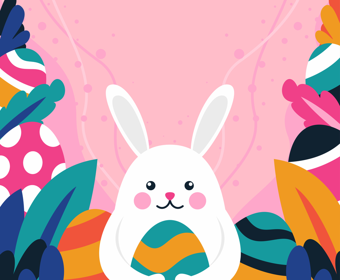 Easter Rabbit Illustration FreeVectors