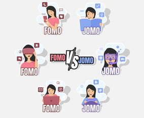 Free fomo sticker - Vector Art