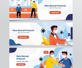 Teaching Children to Keep a Safe Distance | FreeVectors