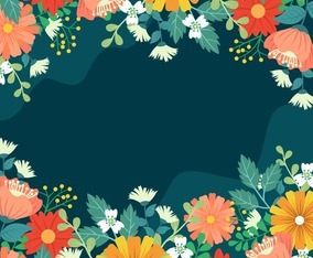 Flower Blooming Background | FreeVectors