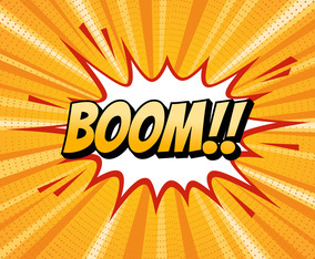 Free comic background - Vector Art