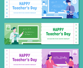 Teacher's Day Banner Collection