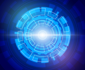 Blue Virtual Background