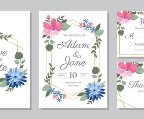 Free wedding border - Vector Art