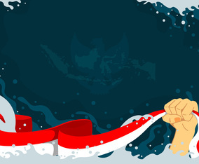 Yellow Garuda On Pancasila Day