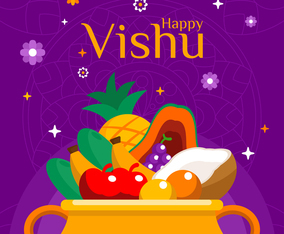 Free celebrate vishu - Vector Art
