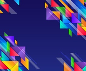 Colorful Triangular Gradient background