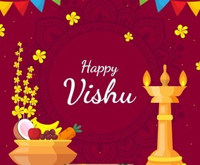 Free vishu background - Vector Art