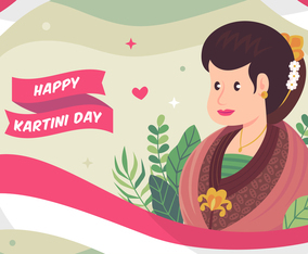 Free cartoon kartini - Vector Art