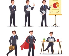 Free executive - Vector Art