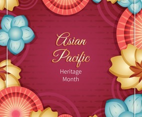 Asian Pacific Heritage Month Background Concept
