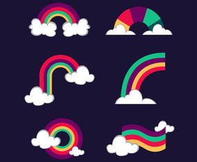 Free rainbow icon - Vector Art
