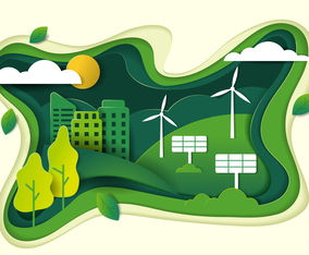 Free green technology illustration - Vector Art