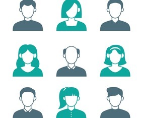 Set of General People Characters