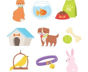 Free pet shop - Vector Art
