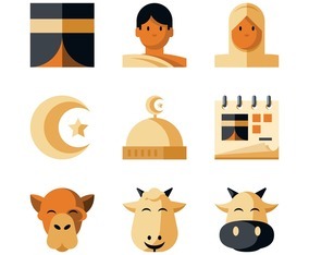 Free hajj - Vector Art