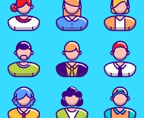 Free people - Vector Art